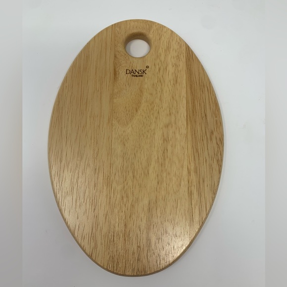 Dansk | Dining | Dansk Made In Thailand Small Cheese Oval Beechwood ...